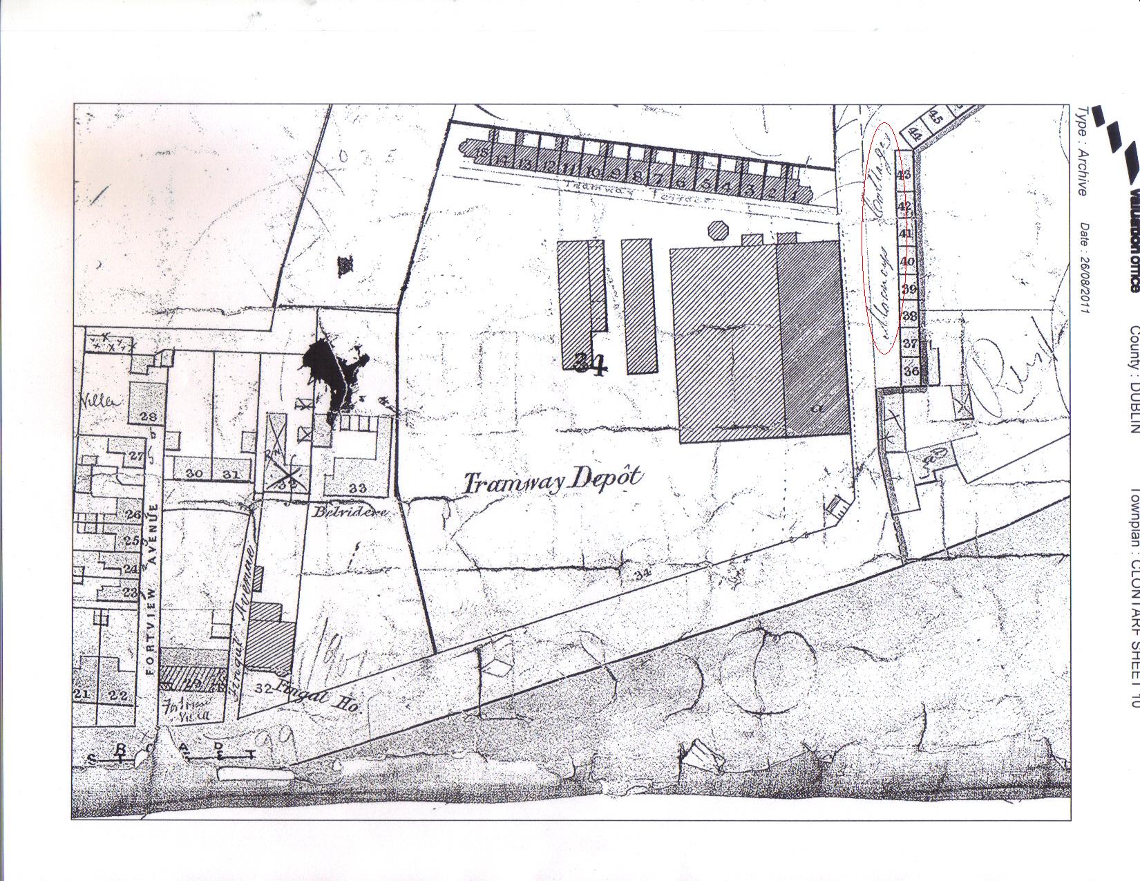 A map of Clontarf - Including the East Point Business Park ...